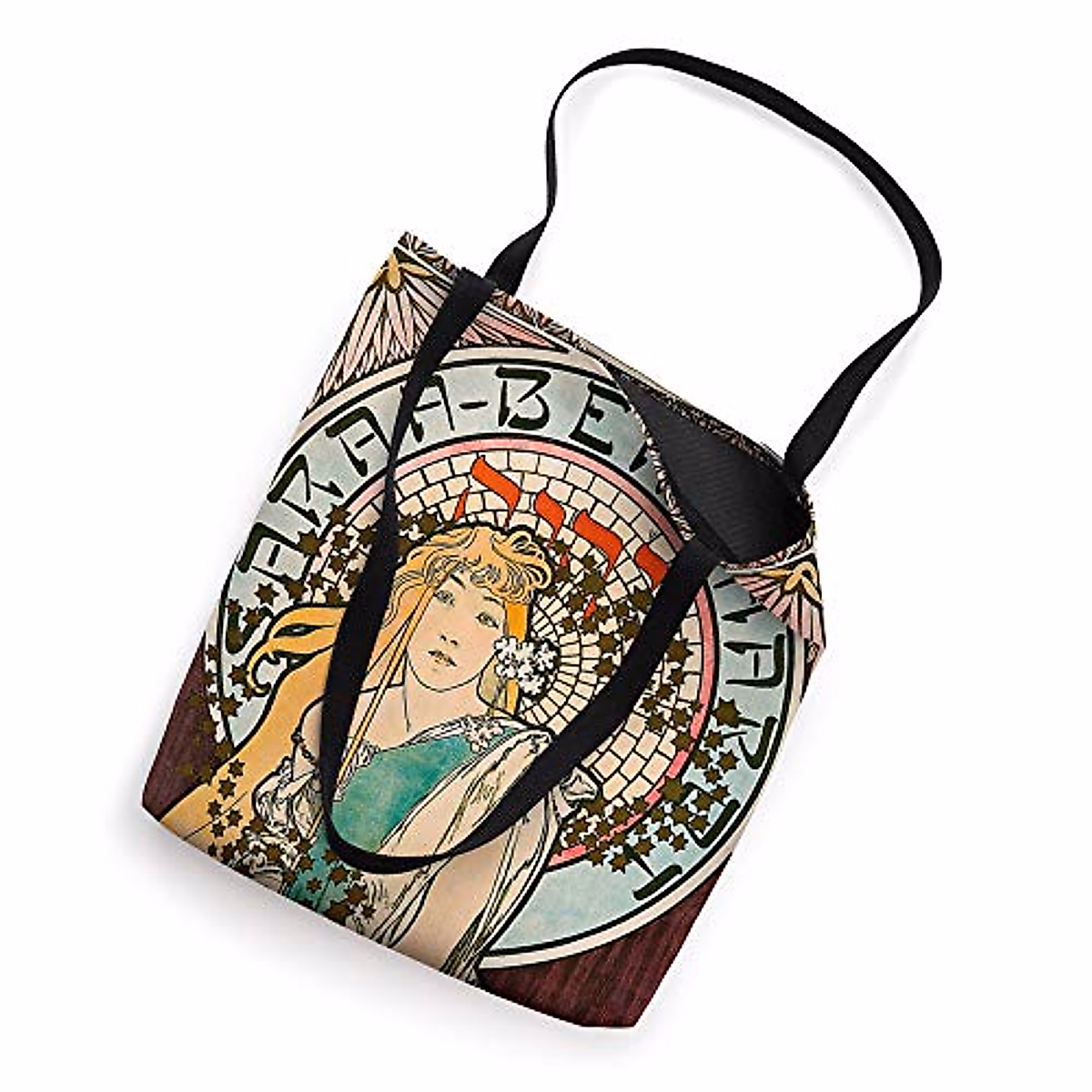 Renaissance Theater Sarah Bernhardt Paris Alphonse Mucha Tote Bag