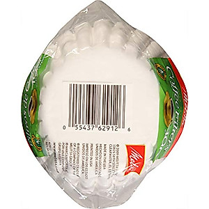 Melitta Junior Basket Coffee Filters White 100 Count