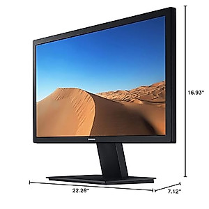 SAMSUNG S31A Series 24-Inch FHD 1080p Computer Monitor, HDMI, VGA (D-Sub), VESA Compatible, Flicker Free Mode, Eye Saver Mode (LS24A310NHNXZA)
