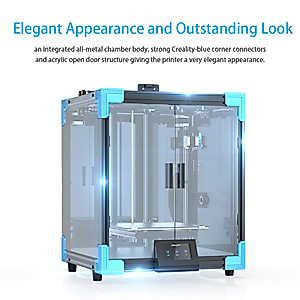 Creality Ender 6 3D Printer Stable Core XY Structure with 3 Times Faster Printing Speed Acrylic Enclosure Silent Board Glass Bed 250x250x400MM