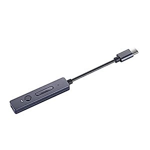 Linsoul XDUOO Link V2 USB DAC Headphone Amplifier with CS43131 Chip, Type-C Input, 3.5mm Output for Mobile Phone PC (Link V2, Gray)