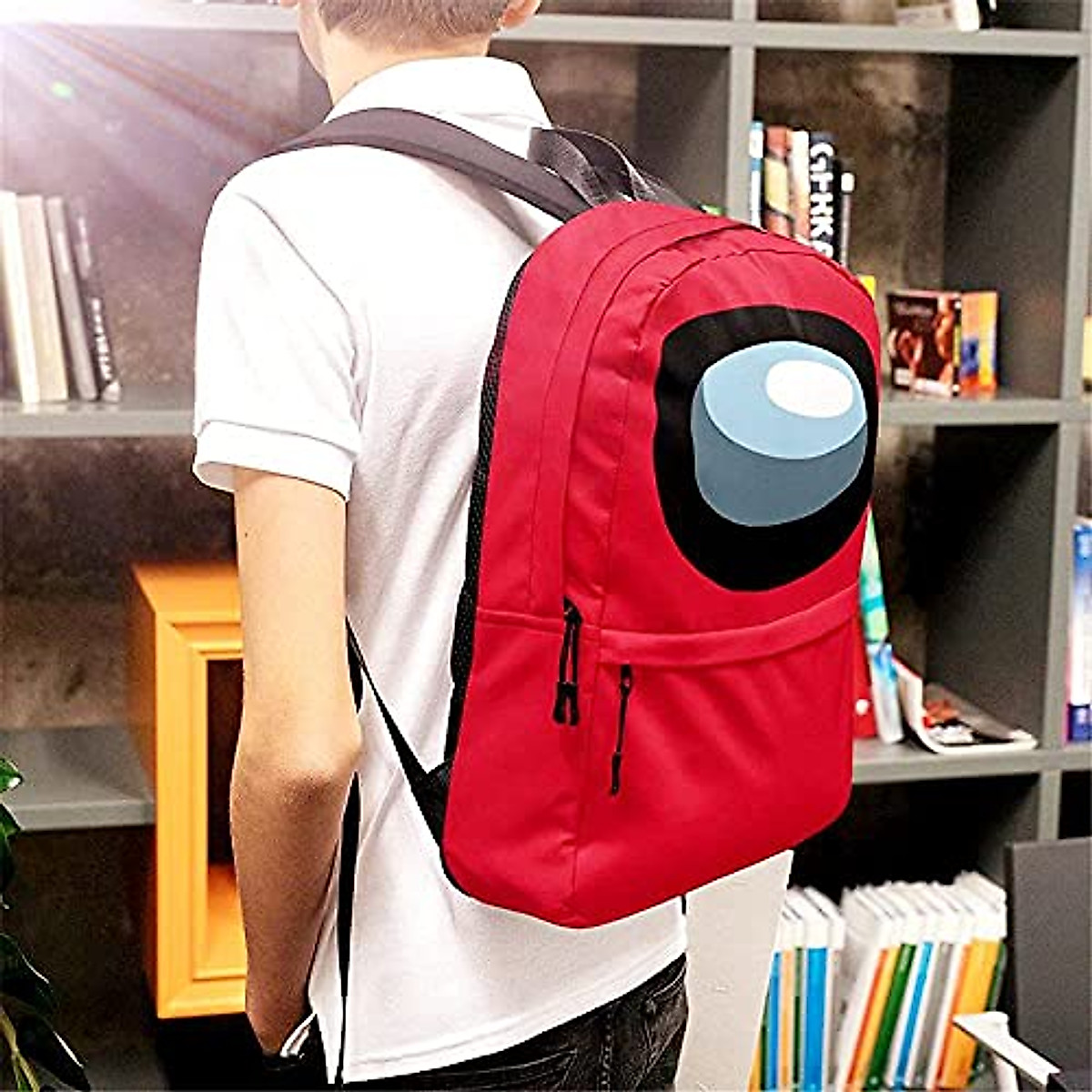JR rutien Backpack School Bag For Boys Girls Work Laptop Sports Waterproof College Student Women Men Bag Backpack