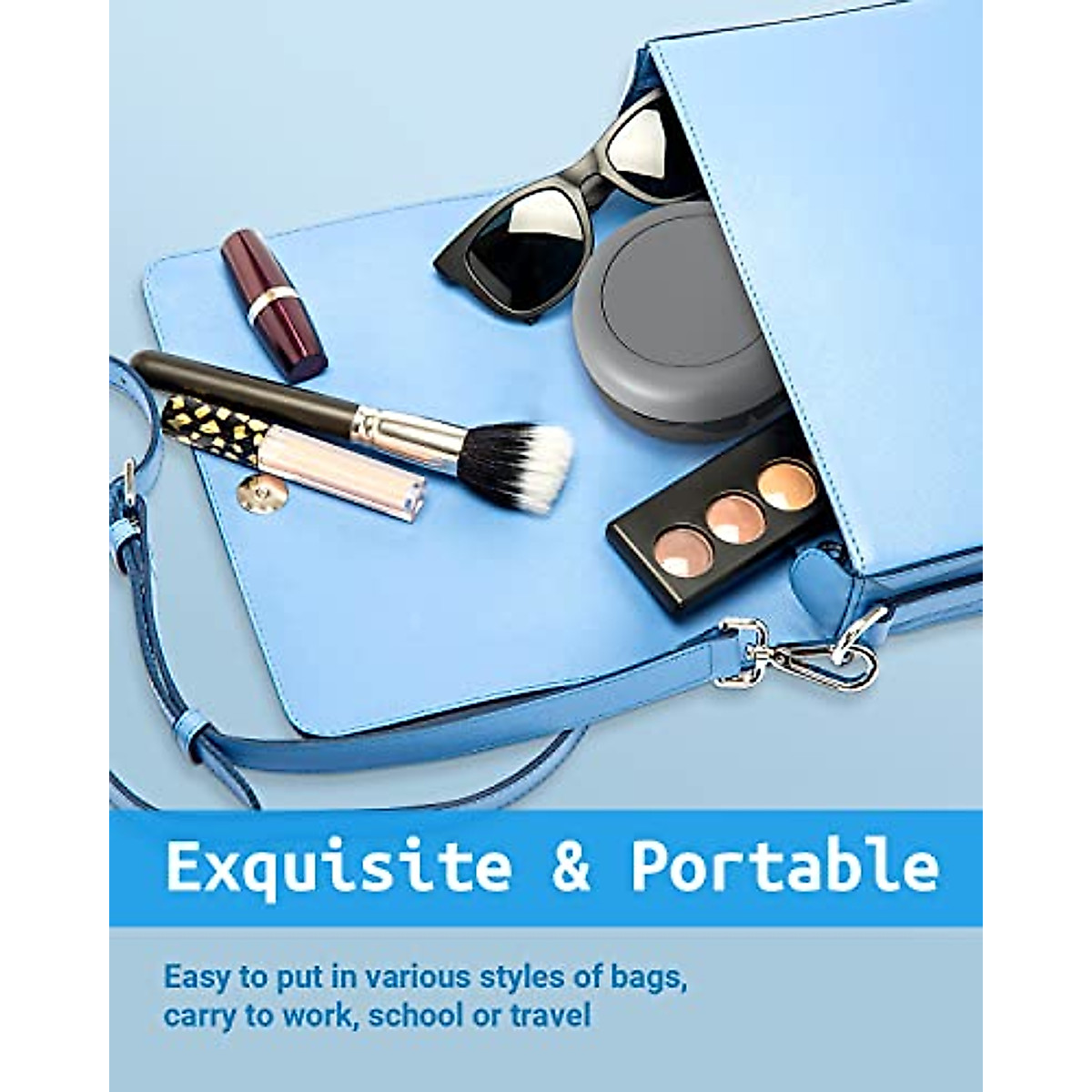 Denture Bath Case, Denture Cup, Leak Proof Portable Retainer Case, Denture Cleaning Kit with Cleaner Brush, Denture Box with Strainer & Mirror, Denture Case for Aligner Retainer Mouth Guard