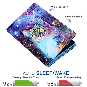 KEROM Case for Galaxy Tab A8 10.5 inch, PU Leather Folio Stand Cover Case for Samsung Galaxy Tab A8 10.5 inch 2022 SM-X200 X205 X207, Multi-Angle Viewing, Auto Wake/Sleep - Elephant