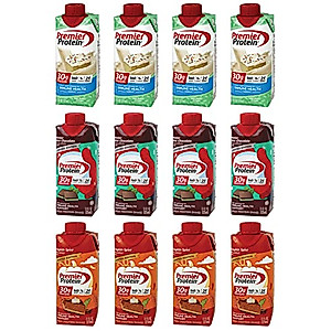 Premier Protein Shake | Winter Special - 3 flavors (12 Pack) | Winter Mint Chocolate, Pumpkin Spice and Cake Batter Delight | Niro Assortment