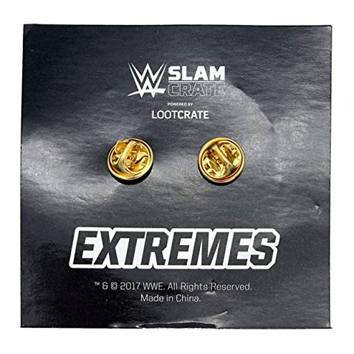 WWE United States Champion Pin- Special Edition American Flag Slam Crate Collectible Pin- Authentic Raw WWE Extremes Championship Belt Pin