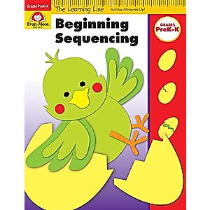 Learning Line: Beginning Sequencing, Prek - Kindergarten Workbook