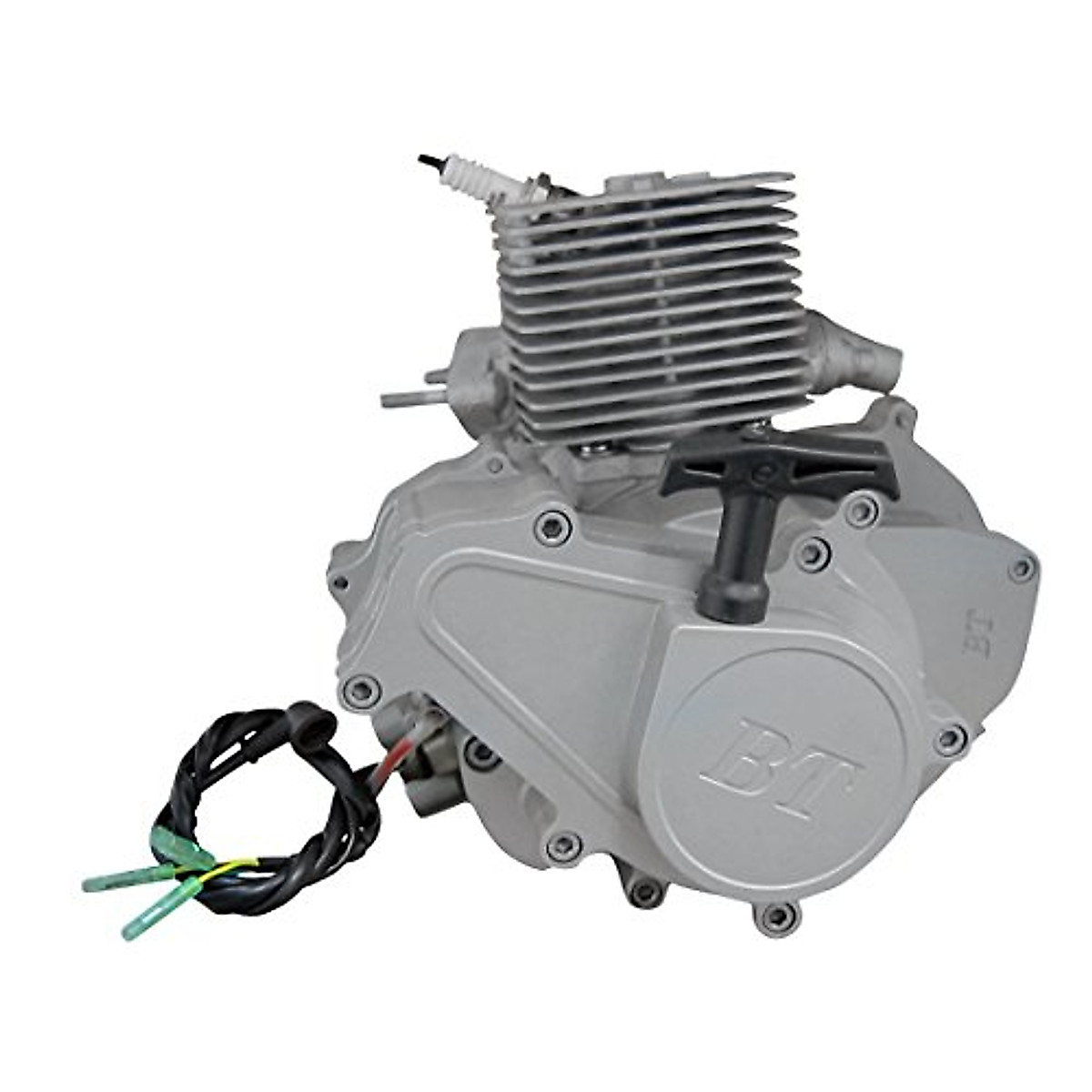 66/80cc BBR Tuning Bullet Train Electric Start Engine Kit - Silver