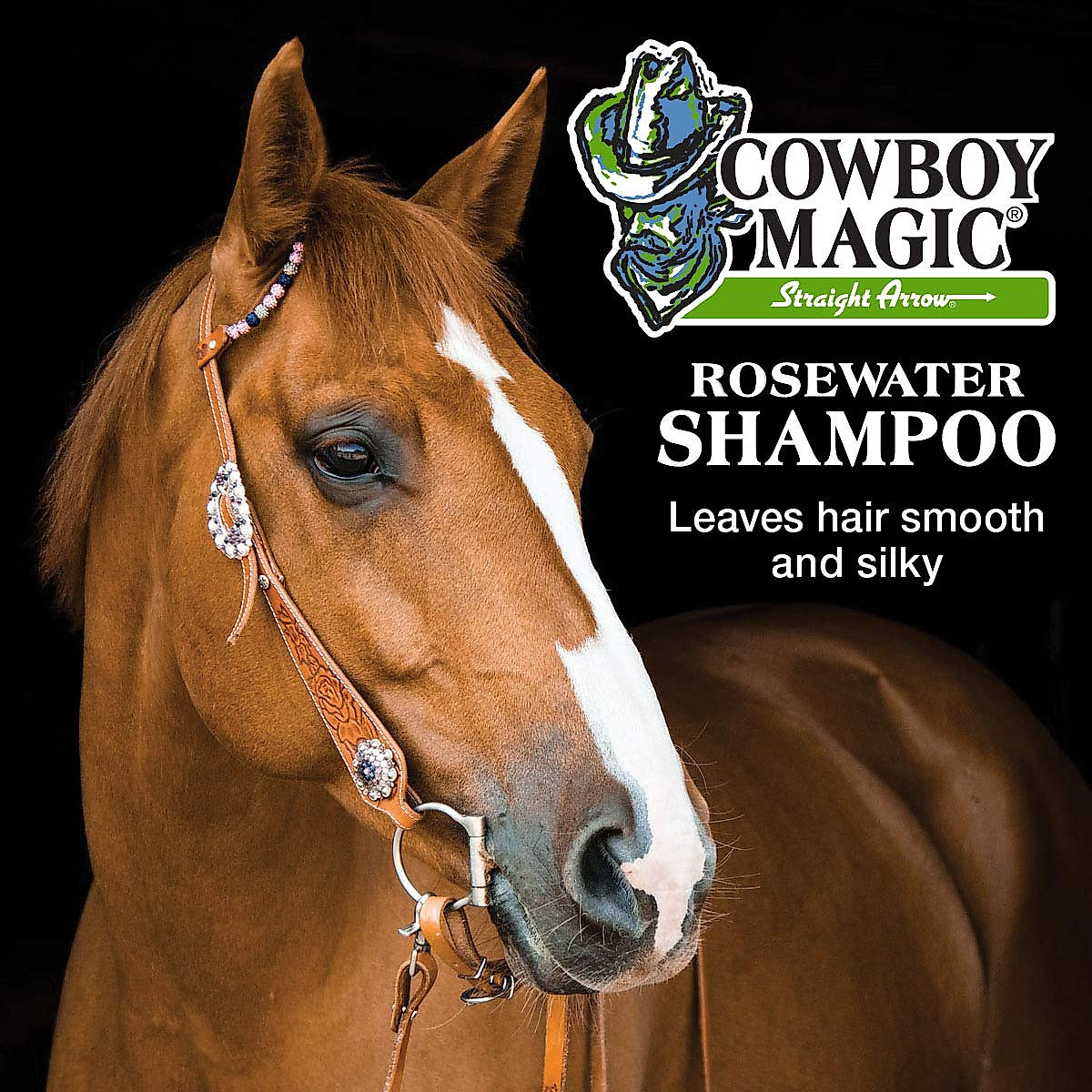 Cowboy Magic Shampoo + Conditioner 32 Ounce Bottles Detangler and Shine 4oz