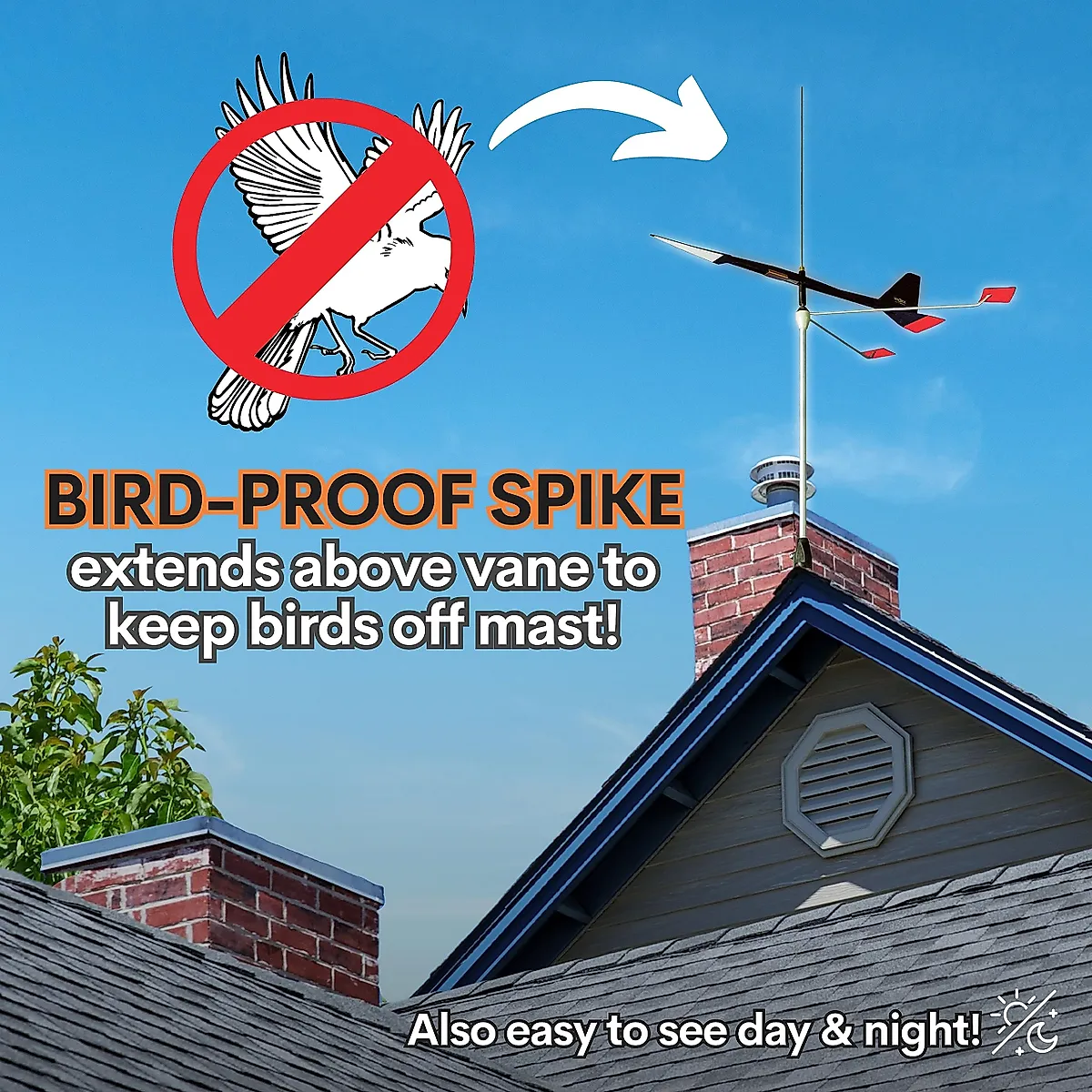 Davis WindTrak 15 Wind Vane Bundle for Sailing with J-Base Mount for Side, Top or Side Mounting (2 Items) - Wind Vane with Sapphire Jewel Suspension - Ideal Sailing Wind Indicator and Mount