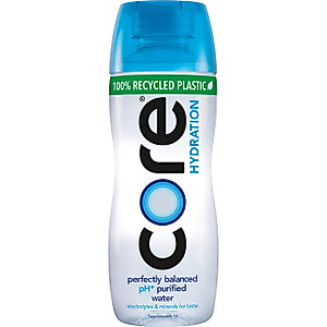 Core Hydration Perfectly Balanced Water, .5 L bottles, 24 Count (4 Packs of 6), USA Gymnastics Official Hydration Partner
