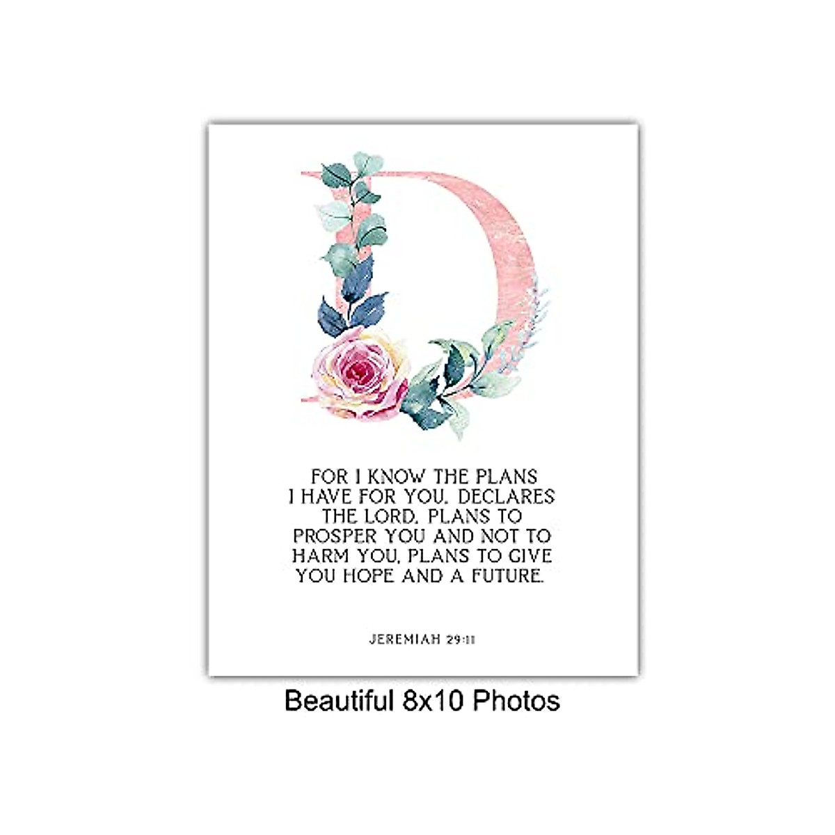 Religious Wall Art & Decor - Psalm 23 - Psalm 91 - Jeremiah 29 11 Wall Art Spiritual Christian Gifts for Women - Inspirational Bible Verses Wall Decor - Holy Scriptures Wall Art - Catholic Gifts