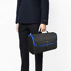 Trunab Game Disc Case Hold Up to 24 Discs, Portable Storage Bag Gaming Disk Organizers, Compatible with Xbox 360/Xbox One/Xbox Series X/S/PS4/PS4 Pro/PS3/PS5, Blue (Patent Design)