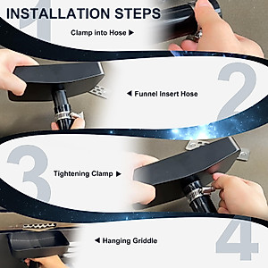 Upgrade Rear Blackstone Grease Catcher,Blackstone Grease Trap with Separate Magnetic Grease Gate for Blackstone,Innovative Blackstone Griddle Accessories,Compatible with Blackstone 36"