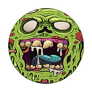 Slimey Horror Movie Zombie Face PopSockets PopGrip: Swappable Grip for Phones & Tablets