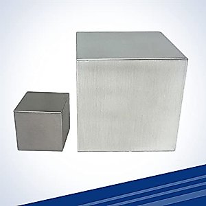 Kilo Tungsten and Magnesium Cube Set (1.5" W Cube and 3.255 Mg Cube)