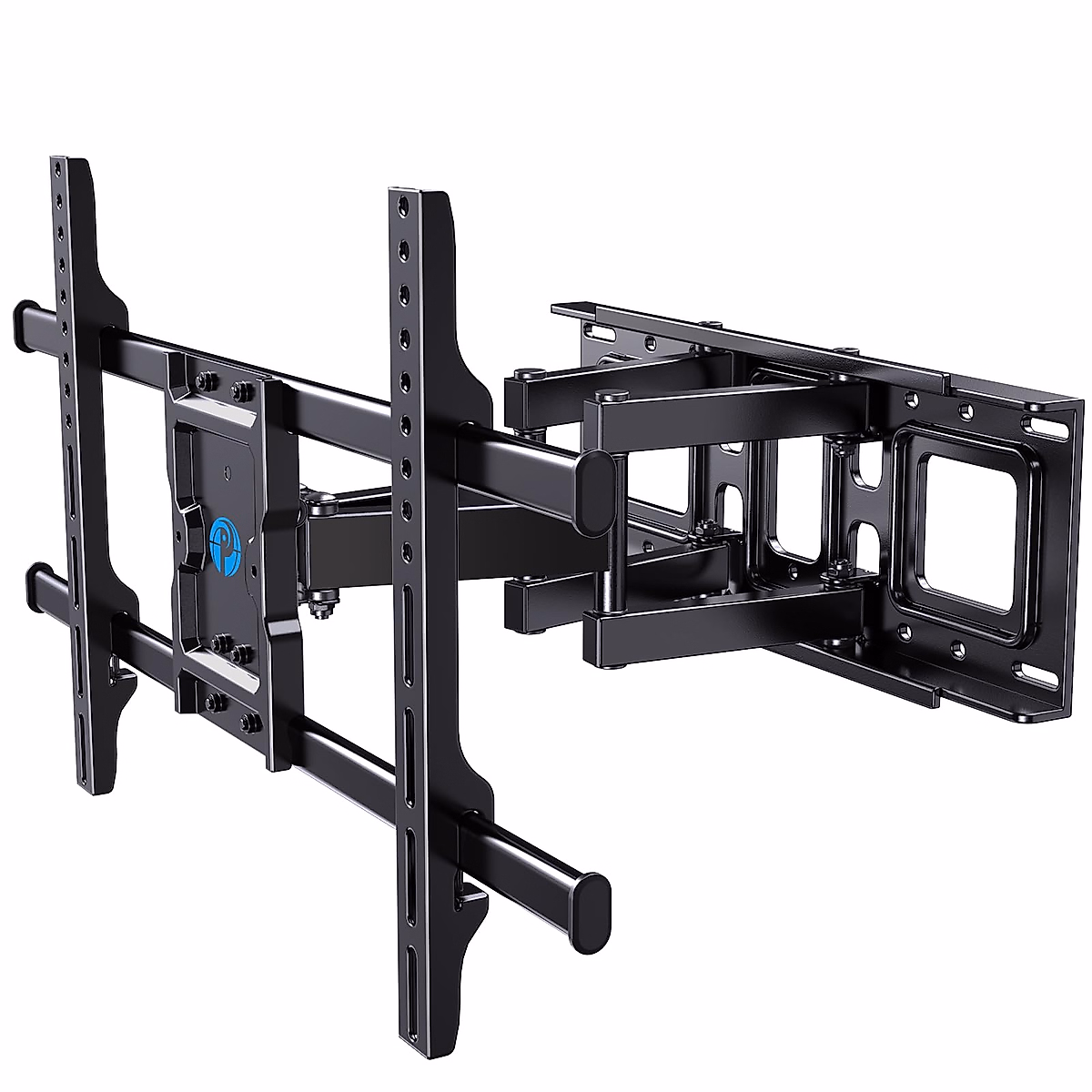 Pipishell TV Wall Mount Full Motion for Most 37-75 Inch LED LCD OLED TVs, Wall Bracket TV Mount Articulating Swivel Tilt Extension Leveling Holds up to 132lbs Max VESA 600x400mm Fits 12/16" Wood Stud
