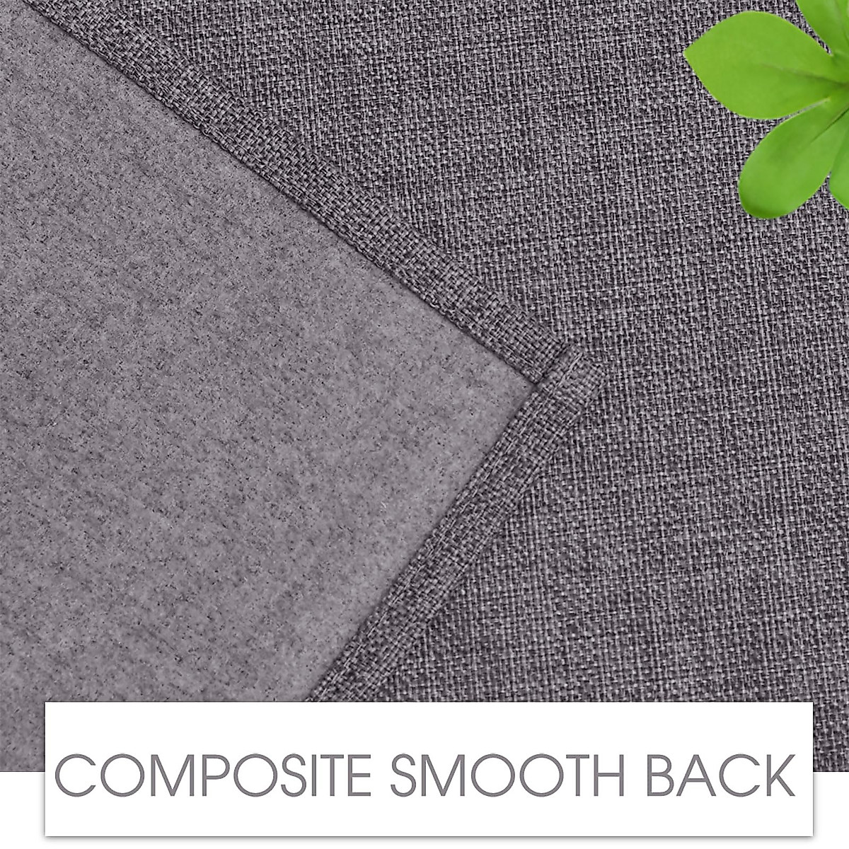 Joywell Recliner Narrow Linen Armrest Covers for Living Room Anti-Slip Sofa Arm Protector for Dogs, Cats, Pets Armchair Slipcover for Couch with 4 Pockets for TV Remote Control, Phone, Set of 2, Gray