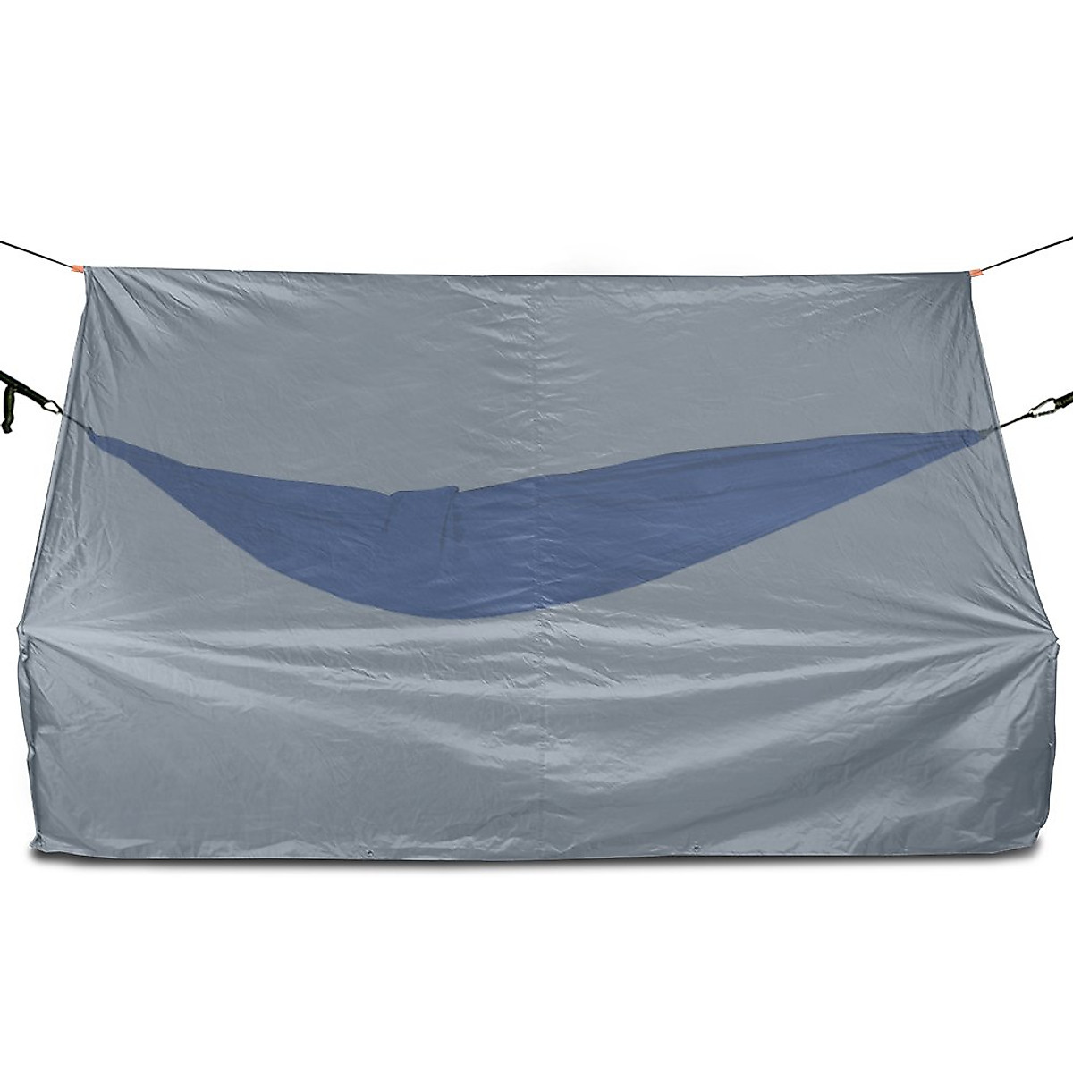Oak Creek Advanced Hammock Rain Fly. 110 Inch Multipurpose Rainfly for Hammocks. Provides Protection from The Elements. Lightweight Waterproof Tarp Works with Any Camping Hammock