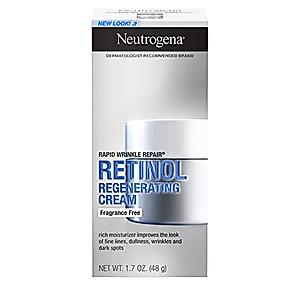 Neutrogena Rapid Wrinkle Repair Cream 1.7 Ounce Fragrance-Free (50ml) (2 Pack)