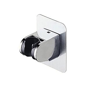 KAIYING Self Adhesive Handheld Shower Head Holder Wall Mount, Adjustable Angle Rv Shower Head Holder, Bathroom Shower Wand Holder, Universal Shower Bracket, ABS, Chrome