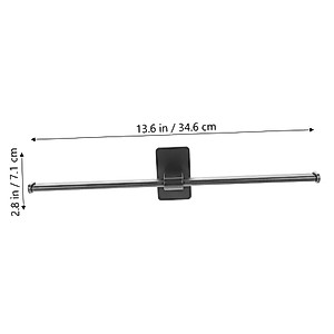 No Punch Towel Rack Hand Towel Racks for Bathroom Kitchen Towel Bar Clothes Hanger Stand Bathroom Towel Holder Without Drilling Kitchen Towel Rack Towel Rack for Kitchen Towel Rod