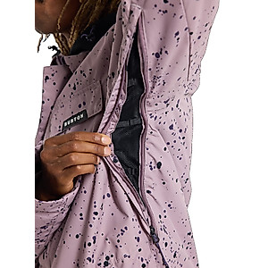 Burton Men's Standard Dunmore 2L Jacket, Elderberry Spatter, Large