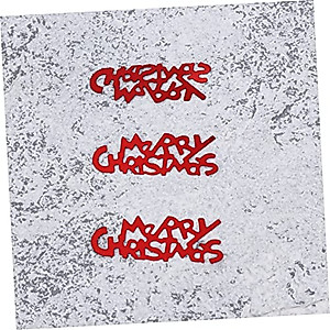 NOLITOY Merry Christmas Confetti Christmas Tree Confetti Christmas Tree Decoration Ornaments Metallic Confetti Xmas Tree Confetti Glitter Confetti for Christmas Nativity Decor Flash Crafts
