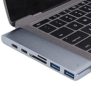 USB Hub, Multiport 7 in 2 Mini USB Adapter for