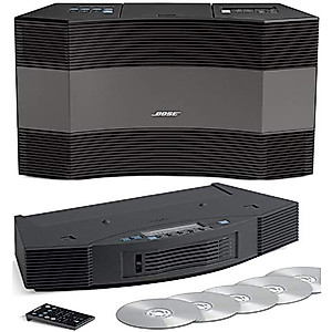 Bose Acoustic Wave Music System and 5-CD Multi Disc Changer II - Graphite Grey (Black) (Renewed)