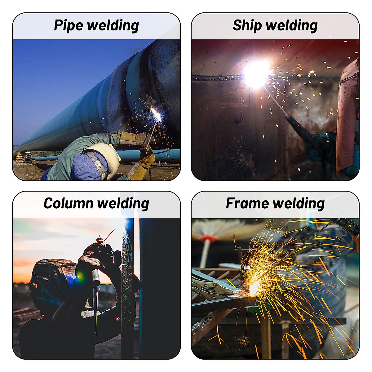 Electrode Holder,300A Heavy Duty Stick Welding Stinger Electrode Clamp-Brass T-Style Welding Ground Clamp