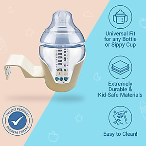 Cup Holder Compatible with IKEA Antilop - Cupholder Accessory for Chair w/Double Sided Tape - Compatible IKEA High Chair Accessories for Kids