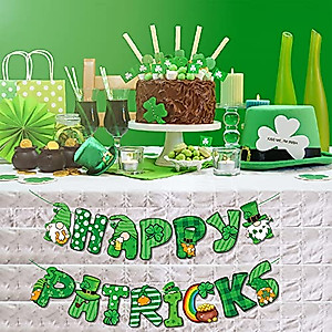 St. Patrick's Day Decorations Party-Ornaments - Irish Holiday Alphabet Banner, Saint Patricks Day for The Home Decorations