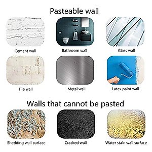 Avando Double Sided Foam Tape Strong Pad Mounting,Black Self-Adhesive Tape Include Square Round and Rectangular（60Pcs）