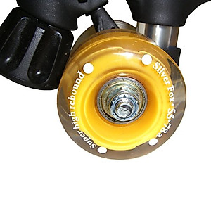 Silver Fox SF1500-55 Street Roller Skate Brown, 9.1 inches (23 cm)