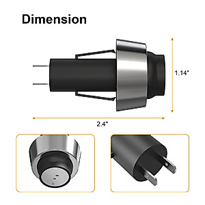 Starter Button Switch Replacement Parts for Weber Genesis II and Spirit II(2017 and Newer),66220 Grill Ignition for Weber Spirit E/S-210, 220, 310, 315, 320, 330 (2013 and Newer),1 Pack