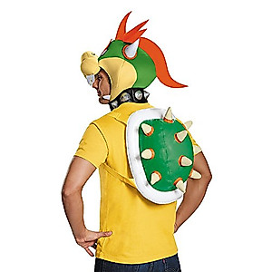 Disguise mens Bowser Kit - Adult Costume Set, Multi, One Size US