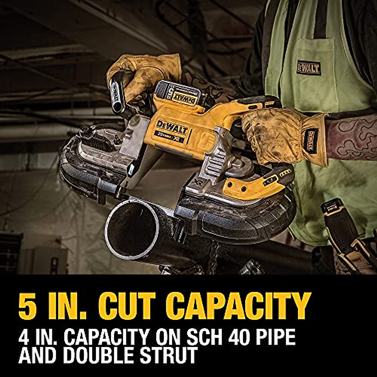 DEWALT 20V MAX* Portable Band Saw Kit, Deep Cut (DCS374P2)