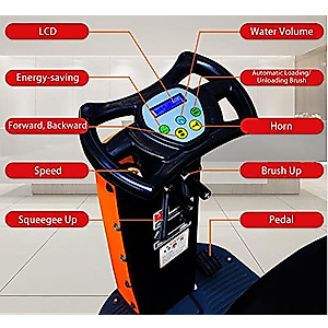 SM70 Ride-On Floor Scrubber, 22" Brush, Floor Scrubber with a Complete Set of Parts