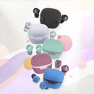 Altec Lansing NanoPods - Truly Wireless Earbuds with Charging Case, TWS Waterproof Bluetooth Earbuds with Touch Controls for Travel, Sports, Running, Working (Mint)