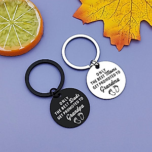 Pregnancy Announcement Gifts New Grandparents Gifts Keychain New Grandma and Grandpa Gifts Jewelry New Grandparent Announcement First Time Pregnancy Gifts Mother's Day Father's Day Gifts