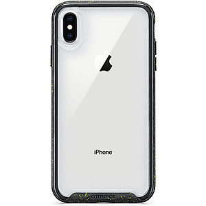 OtterBox - Clear Traction iPhone X & XS Case (ONLY) - Scratch-Resistant Protective Phone Case, Sleek & Pocket-Friendly Profile (Night Glow)