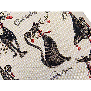 Signare Tapestry Small Crossbody Bag Sling Bag for Women with Marilyn Robertson Catitude Design (SLING-CUDE)