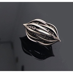 CREEBUY Metal DND Game Dice Set: Arcanum Dice for Dungeon and Dragons Table Games-Metal 3D Printed Hollow Dice Polyhedral D&D RPG MTG Game Alien Dice Creative Gift for Families,Friends