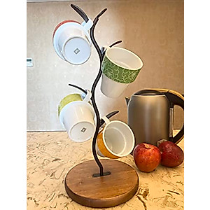 Mug Holder, Mug Tree, Mug Holder Stand,Coffee Mugs & Tea Cup Storage Rack, Cup Organizer, Mug Organizer,Kitchen countertop Organizer