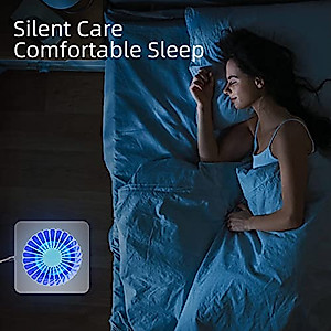 Desktop Air Purifier Small USB Air Purifiers with HEPA Filter for Office Bedroom Bathroom, Effectively Removes Pollutants, Cigarette Smoke, Dust, Odor, Super Quiet Powered by USB No Adapter (White)