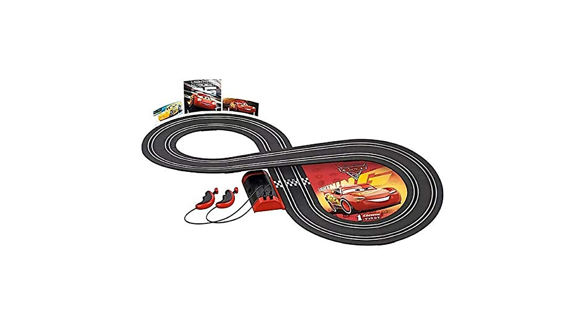 Carrera First Disney Cars 3 Slot Car Race Track for Ages 3+