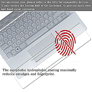 Puccy 2 Pack Keyboard TouchPad Film Protector, Compatible with ACER ConceptD 7 Ezel CC715-71 15.6" TPU Trackpad Guard Cover Skin (Not Tempered Glass Screen Protectors)