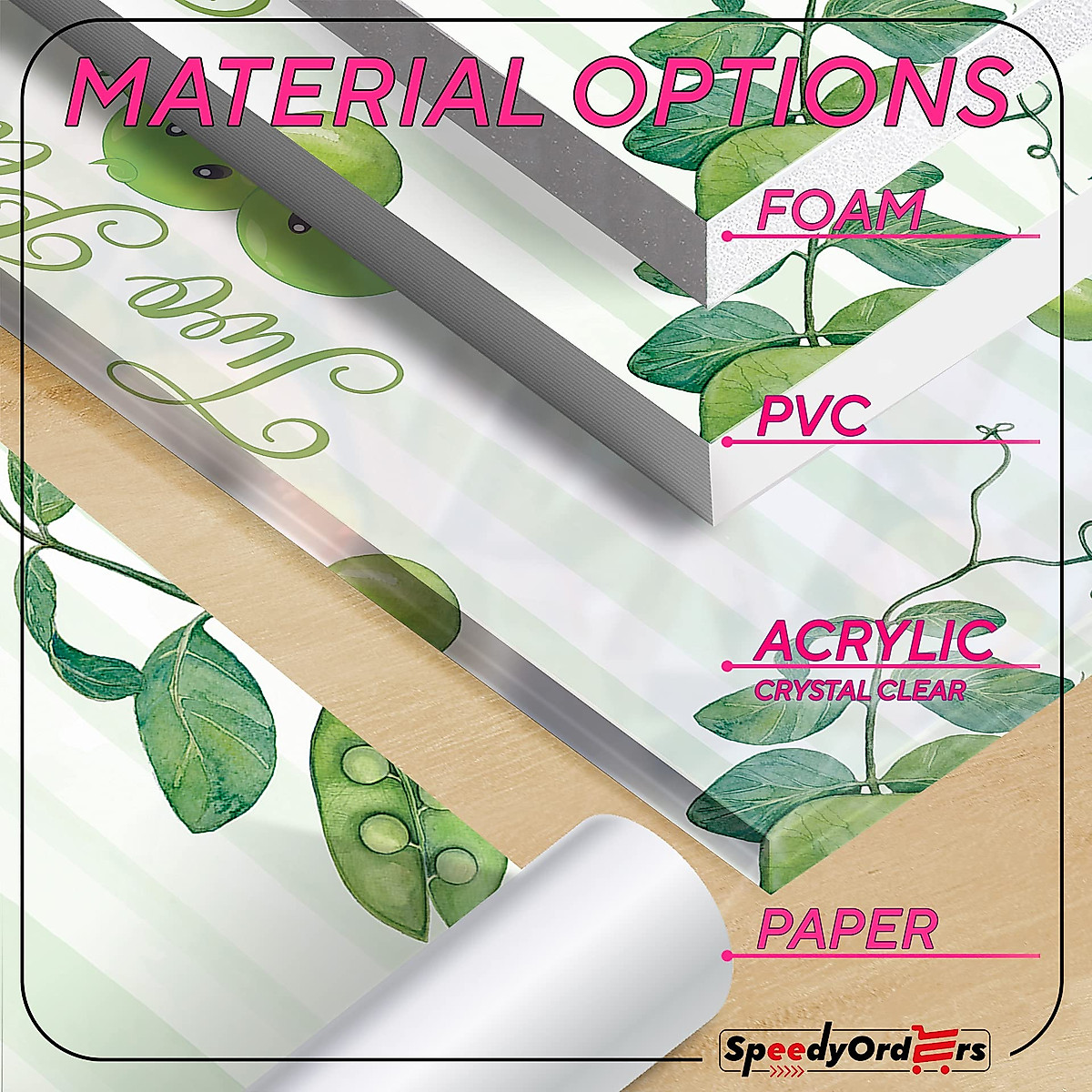 Twin Baby Shower Banner, Two Peas in a Pod, Baby Shower Banner, Baby Shower Reception Sign, Peas in a Pod Decor, Nature Design, Green Decor, Baby Shower Banner Sign