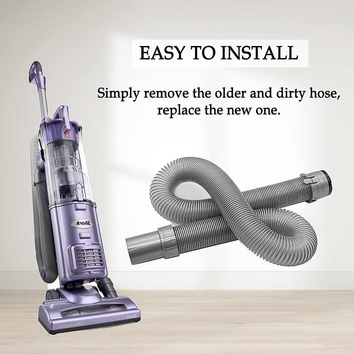 Replacement Vacuum Hose Compatible with Shark Navigator NV22 NV22L NV22T NV22LQ NV80 NV42 NV44 UV400 UV410 Vacuum Cleaner Accessories Replacement Part No.1114FC